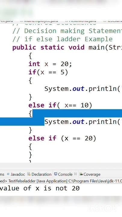 java if else if ladder java in telugu easy way to learn java