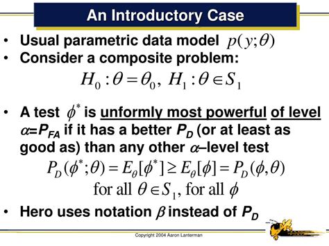Ppt Uniformly Most Powerful Tests Powerpoint Presentation Free Download Id 6339541