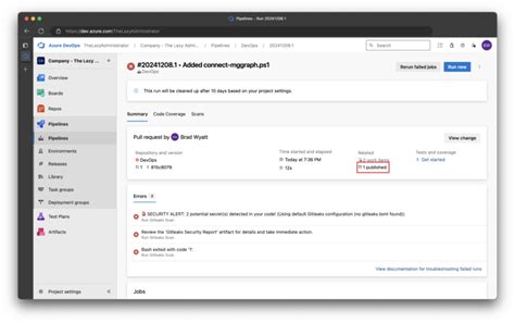 Automatically Detect And Prevent Secrets Leaked Into Code Within Azure