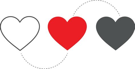 Collection Of Heart Illustrations Love Symbol Icon Set Love Symbol