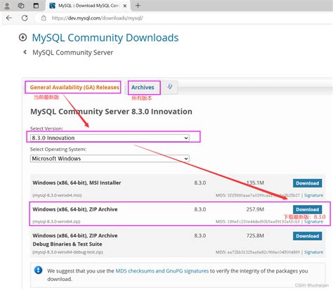 Mysql8下载与安装 Csdn博客