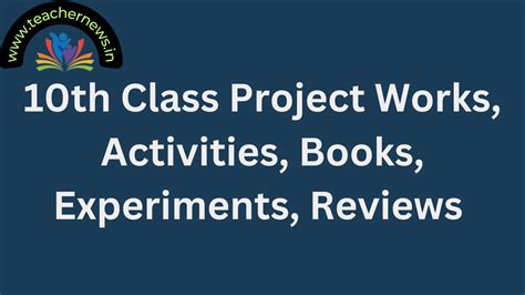 Ap Ts 10th Class Project Works Activities Books Experiments