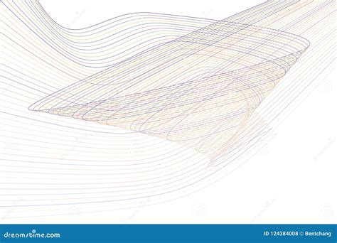 Abstract Colored Geometric Line And Curve Pattern Template Canvas