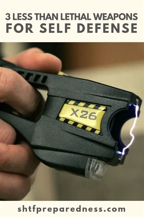 3 Less Than Lethal Weapons For Self Defense
