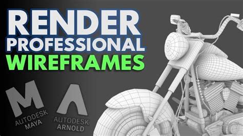 Best 12 Rendering Wireframe In Maya With Arnold Artofit