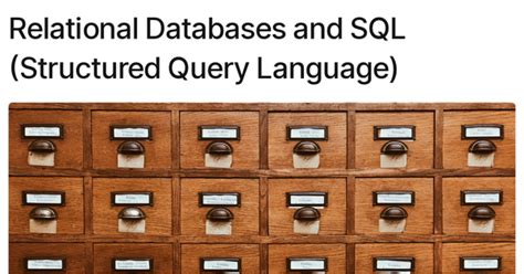 Relational Databases And Sql Notebook By Aakash Rao N S Aakashns