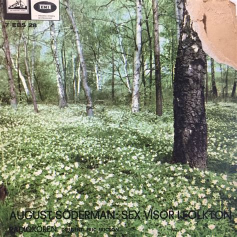 Radiokören Dirigent Eric Ericson August Söderman Sex Visor I