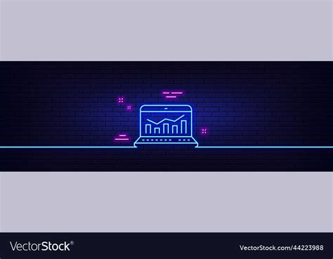 Marketing Statistics Line Icon Web Analytics Vector Image