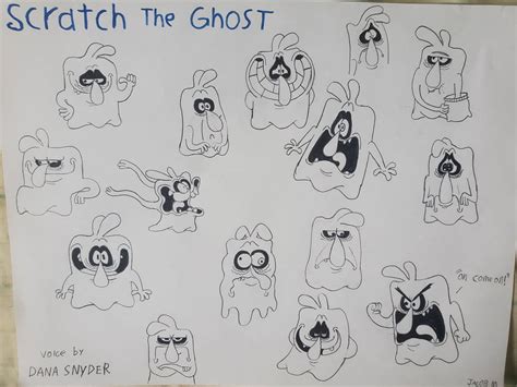 scratch the ghost sketch 1 by jamartone on deviantart