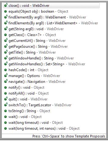 Selenium Webdriver Commands Methods List Artofit