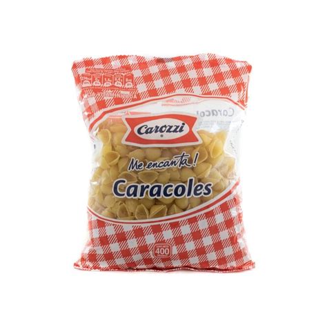 🛒 Fideo Caracoles En Paquete Carozzi 400 Gramos Superseis Online