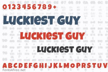 Luckiest Guy Font Download Fonts4free