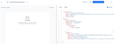 Using Mobile Push Code Editor Synerise Hub