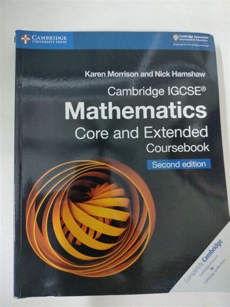 Cambridge Igcse Mathematics Coursebook Hobbies And Toys Books And Magazines Textbooks On Carousell
