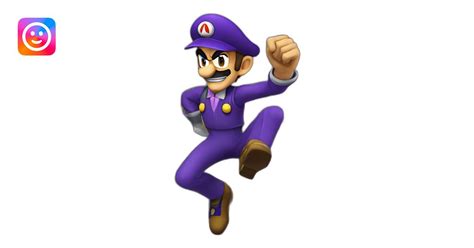 Waluigi Storming The Capital Emoji Ai Emoji Generator