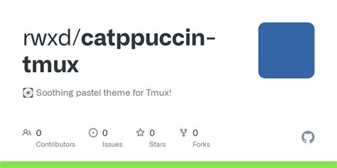 github rwxd catppuccin tmux 💽 soothing pastel theme for tmux