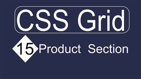 Css Grid No15 How To Create A Website Using Css Grid Product Section Youtube