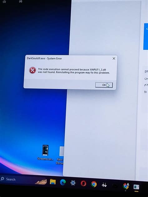 Getting These Errors While Running Dark Souls 3 Rcracksupport