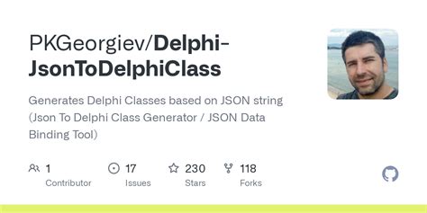 Github Pkgeorgievdelphi Jsontodelphiclass Generates Delphi Classes