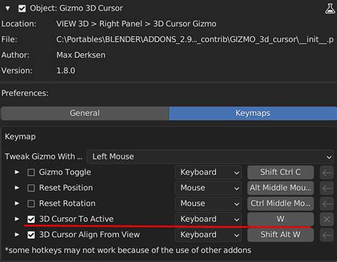 snap 3d cursor to selected geometry with rotation [solved] modeling