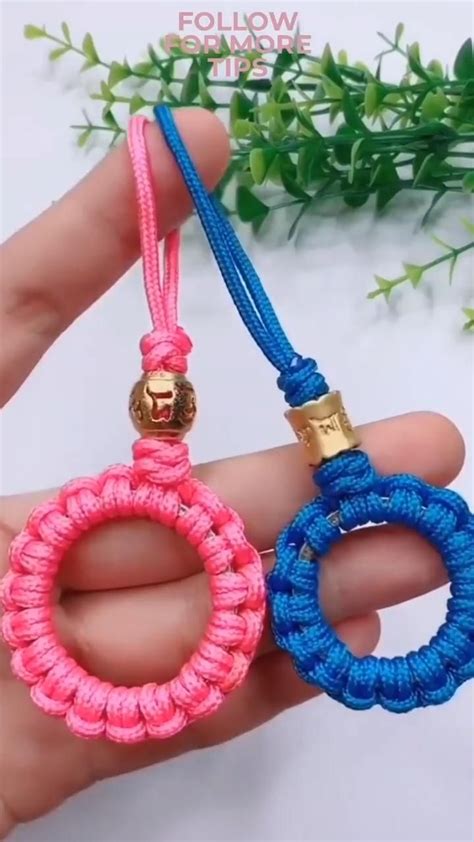 Diy Beautiful Keychain 😍 ️ In 2025 Keychain Diy Easy Diy Keychain
