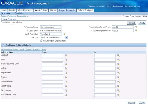 Oracle Enterprise Asset Management Users Guide Oracle Enterprise Asset Management Users Guide