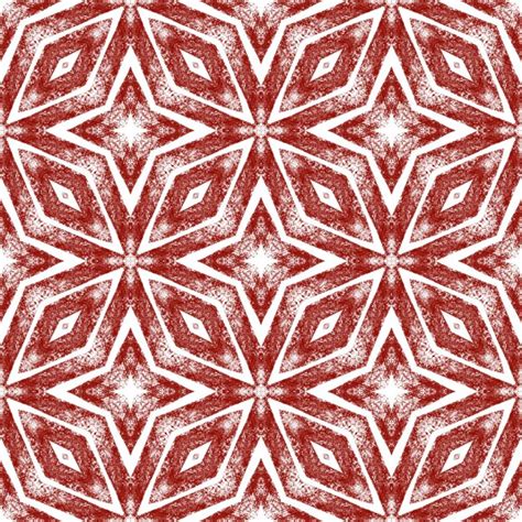 Premium Photo Exotic Seamless Pattern Wine Red Symmetrical