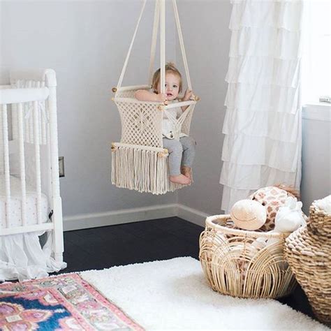 Macrame In The Nursery Baby Room Decor Nursery Trends Neutral Baby Decor