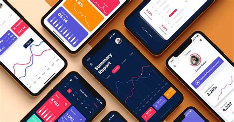 Data Analysis And Statistics Ui Mobile App Ux And Ui Kits Ft App And Ui Envato Elements