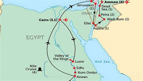 Jordan Tourist Attractions Map Tourist Destination In The World