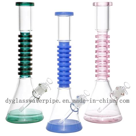 Three Dimensional Stacking Design Beaker Glass Water Pipe Glass Water