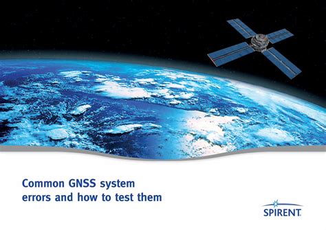 Pdf Common Gnss Systems Errors And How To Test Them · Errors Inherent
