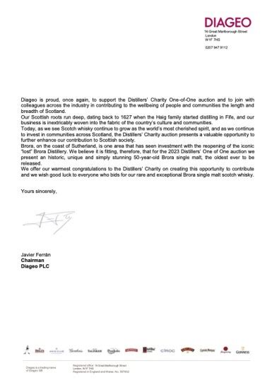 Brora Iris 50 Year Old 1972 1 Bt 15 Litre Exp The Distillers One