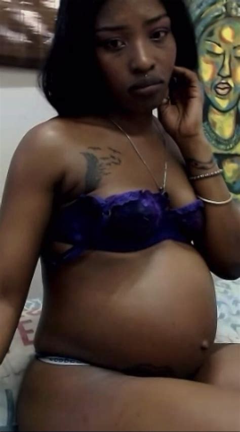 Extremely Stuffed Pregnant Woman