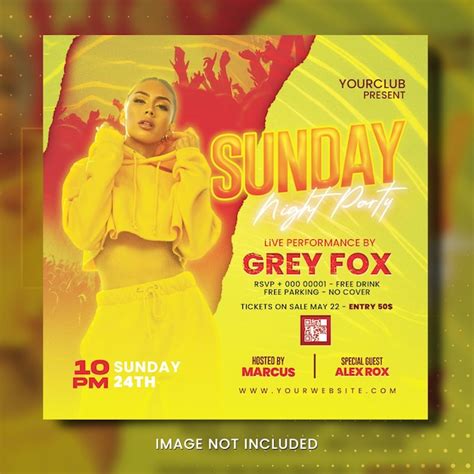 Premium Psd Night Party Flyer