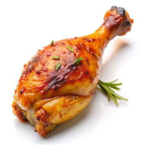 A Chicken Breast With A Green Stem On The Top Premium Ai Generated Image