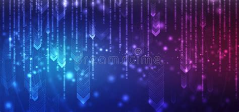 Digital Abstract Technology Background Binary Background Futuristic