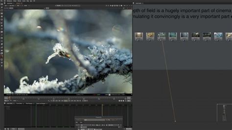 simulating physically accurate depth of field in nuke depth of field