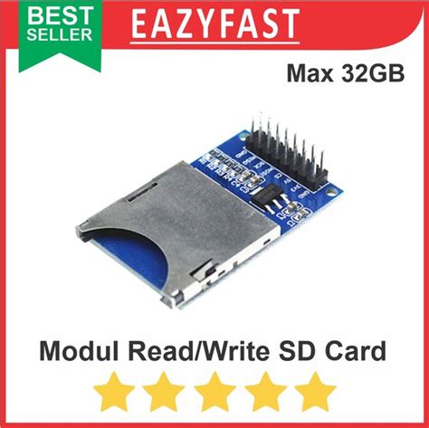 Jual Sd Card Reader Writer Module For Arduino Modul Baca Tulis Log