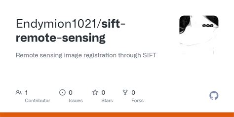 Github Endymion1021sift Remote Sensing Remote Sensing Image Registration Through Sift