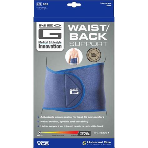 Neo G Waist Back Support Dsl Mobility