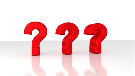 Rendered D Question Answer Animation Explosion Stock Footage Video Royalty Free