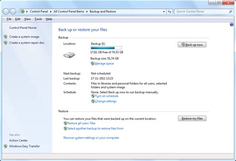 How To Backup Windows 7 With Built In Backup Techthatworks