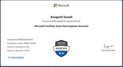 Anuganti Suresh On Linkedin Dp Azurecertification Dataengineering Azuredataengineerassociate