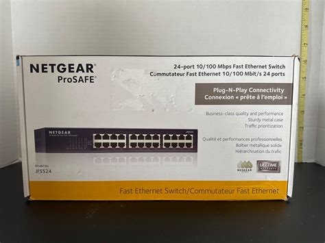 Netgear Prosafe Port Mbps Ethernet Switch JFS Values MAVIN