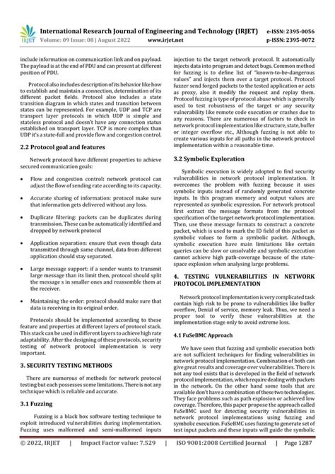 security testing of network protocol implementation pdf computer