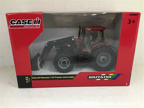 Toy Models Britains Case Ih Maxxum 110 Tractor And Loader Edward