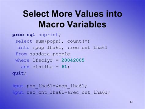 1 Efficient Sas Coding With Proc Sql When Proc Sql Is Easier Than