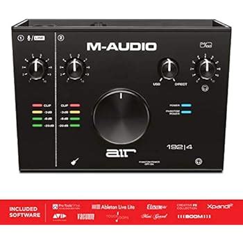 M Audio AIR HUB USB USB C Desktop Audio Interface With Built In Port Hub And Software