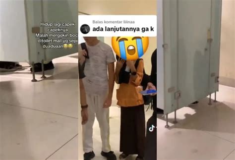 Klarifikasi Video Viral 2 Pelajar Berduaan di Toilet Mall Sebut Bantu Si Cewek Karena Mendengar ...